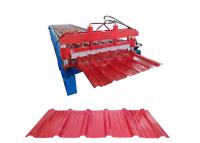 China 20-25m/min high running speed roofing sheet roll forming machine for roofing making for sale