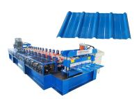 China High Power Roof Tile Roll Forming Machine Hydraulic Pressure 10-12MPa With Gear Box Drive for sale