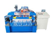 China Gear Boxes Drive System Roof Panel Roll Forming Machine for sale