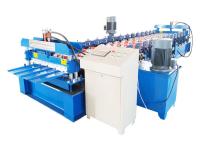 China PLC Controlled Roofing Sheet Roll Forming Machine Dimension L7500 * W1600 * H1300 MM for sale