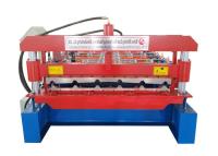 China Trapezoid Roof Iron Sheet Making Machine Coil Inside Diameter 450-550mm Forming Steps 13 for sale