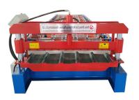 China Trapezoid Roof Iron Sheet Making Machine Coil Inside Diameter 450-550mm Forming Steps 13 for sale