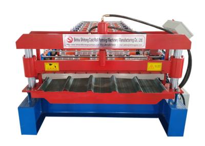 China Aluminium Color Steel Roll Forming Machine , 1050 Model Roofing Sheet Making Machine for sale