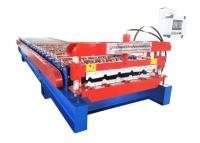 China Zinc Plating Colored Steel Profile Roll Forming Machine Speed 20-25 M / Min for sale