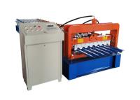 China Popular roof profile design sheet matal roll forming machine under custom-made for sale