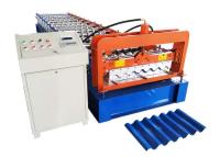 China Popular roof profile design sheet matal roll forming machine under custom-made for sale