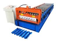 China Roofing Profile Trapezoidal 750 Model Steel Sheet Metal Roll Forming Machines With Delta PLC for sale