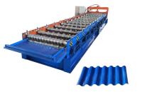 China Roofing Profile Trapezoidal 750 Model Steel Sheet Metal Roll Forming Machines With Delta PLC for sale