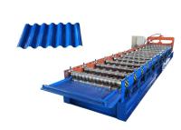 China PLC Control Sheet Metal Roll Forming Machines Arch Frame Thick 16mm For Building for sale
