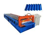 China trapezoidal colour coated sheet profile sheet metal roll forming machine price for sale