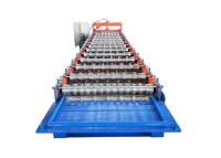 China trapezoidal colour coated sheet profile sheet metal roll forming machine price for sale