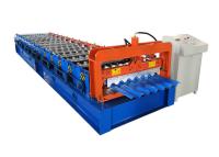 China Trapezoidal Sheet Metal Roll Forming Machines Single Layer Type Easy Installation for sale