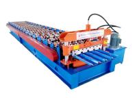 China IBR Steel Profile Roll Forming Machine Size 6500*1500*1500 Mm Speed 10-15 M/Min for sale