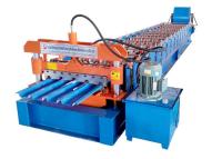 China Hydraulic System Roofing Sheet Roll Forming Machine With Cr12 Full Hard Cutter for sale