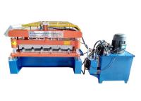 China High Speed Aluminum Roll Forming Machines , Metal Roof Rolling Machines With Hydraulic Power for sale