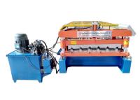 China High Speed Aluminum Roll Forming Machines , Metal Roof Rolling Machines With Hydraulic Power for sale