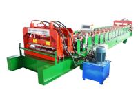 China 840 Color Steel Roofing Sheet Manufacturing Machine For Flat And Round Roofing for sale