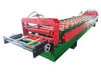 China PPGI / GI Roof Panel Roll Forming Machine , A / C Motor Metal Sheet Forming Machine for sale