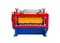 China Industrial Sheet Metal Roll Forming Machines PLC Control System Size 9.6*1.2*1.5m for sale
