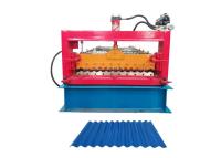 China Building Material Corrugated Steel Panel Roll Forming Machine Roller Diameter 80MM for sale