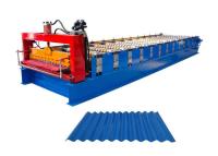China Building Material Corrugated Steel Panel Roll Forming Machine Roller Diameter 80MM for sale
