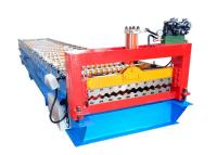 China Weight 3.5 Tons Corrugated Sheet Roll Forming Machine Raw Material Thickness 0.3-0.8 MM for sale
