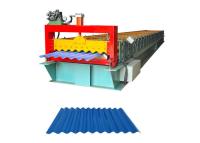 China Color Steel Trapezoidal Sheet Roll Forming Machine , Wall Panel Roll Forming Machine for sale