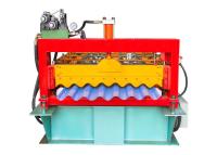 China Color Steel Trapezoidal Sheet Roll Forming Machine , Wall Panel Roll Forming Machine for sale