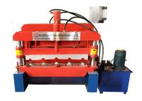 China Power 4+4 Kw Glazed Tile Roll Forming Machine Bamboo Shape Productivity 1-4 M/Min for sale