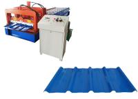China High Build Roofing Sheet Roll Forming Machine 12 Forming Steps With PLC Automatic Program for sale