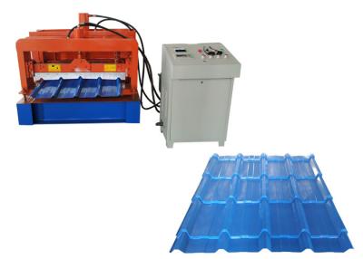China Metal Roof Glazed Tile Roll Forming Machine Speed 3-5 M/Min With Frequency Converter for sale