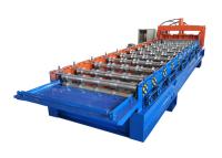 China Automatic 840 Glazed Tile Roll Forming Machine 300 H Steel Frame Customized Color for sale