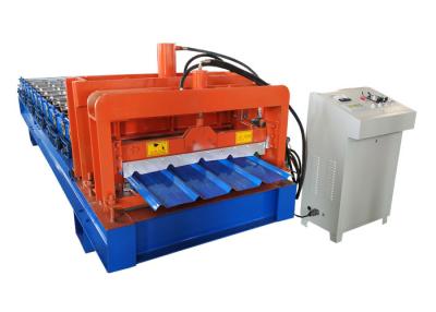 China High Build Roofing Sheet Roll Forming Machine 12 Forming Steps With PLC Automatic Program for sale