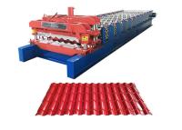 China Waterproof Glazed Tile Roll Forming Machine Middle Plate 16mm Weight 3.5-6 Ton for sale