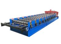 China Half Round Roof Tile Making Machine , Full Automatic Glazed Tile Forming Machine for sale