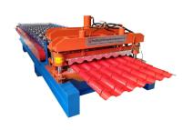 China Half Round Roof Tile Making Machine , Full Automatic Glazed Tile Forming Machine for sale