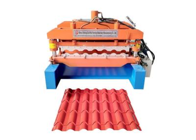 China Bamboo Shape Cold Roll Forming Equipment , Metal Roofing Roll Former Coil Width 1200mm for sale