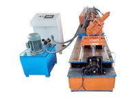 China Baffle Ceiling Channel Roll Forming Machine Servo With Servo Tracking Cutting for sale