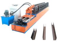 China Steel U channel light steel keel roll forming machine with flying cutting system for sale