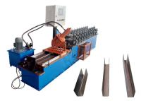 China PLC Controlled Drywall Making Machine , Corner Angle Iron Steel Frame Roll Forming Machine for sale