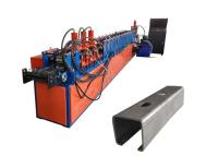 China Automatic C Channel With Punching Roof Truss Steel Light Steel Keel Roll Forming Machine for sale