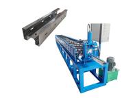 China 12 Steps C Channel Roll Forming Machine Productivity 30-35M/Min With Punching Hole Machine for sale