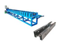 China Light steel keel metal furring keel channel house structure roll forming machine with punching hole for sale