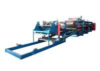 China Trapezoidal Roof Tile Sandwich Panel Forming Machine Sheet Thickness 0.4-0.7mm for sale