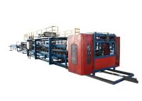 China Metal Sheet EPS Sandwich Wall Panel Machine Polystyrene Density 8-20 Kg/M3 for sale