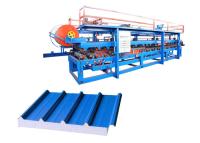 China Fireproof Roofing Sandwich Panel Production Line Raw Material Width 1000 / 1200mm for sale