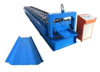 China Easy Install Standing Seam Roll Forming Machine Size 7.6*1.4*1.5m With Hydraulic System for sale