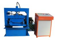 China Coil Width 600mm Standing Seam Metal Roof Machine Colored Glaze Steel Tile Type for sale
