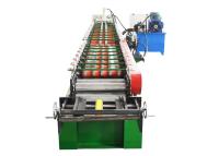 China A/C Motor Downspout Roll Forming Machine , Gutter Bending Machine For Drainage System for sale