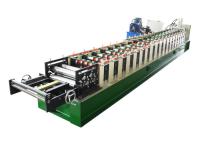China Waterproof Gutter Roll Forming Machine Material Thickness 0.3-0.8mm With Punch Hole Device for sale